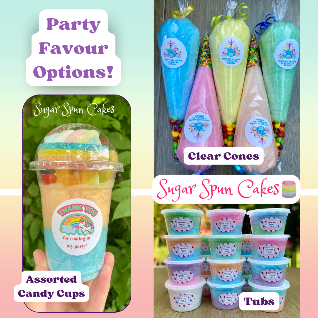 Party Favours – Sugar Spun Cakes